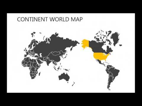 World maps - Modern World PowerPoint maps
