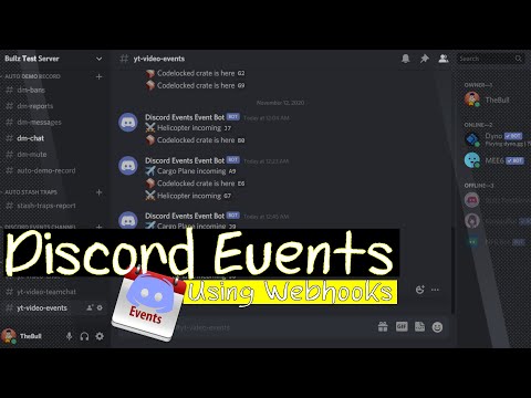Automated Rust Server Events in Discord Server | Rust Admin Academy Tutorial 2020 | DISCORD LOGGER