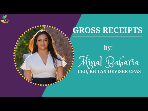 KB Tax Deviser CPAS: GROSS RECEIPTS
