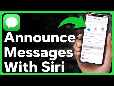 How To Get Siri To Announce Text Messages