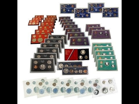 40 Years of Proof Sets 1960 2000 with 1976 Centennial