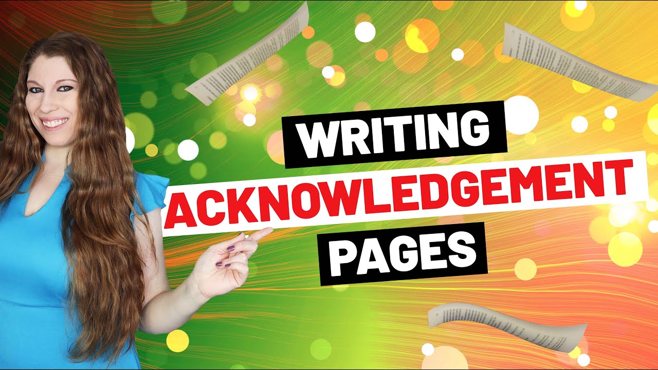 Crafting An Acknowledgements Page For Your Book (Simple Layout)