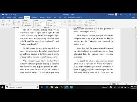 Novel Formatting : Headers and Footers