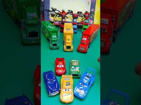 Lightning McQueen Or Chick Hicks? Mcqueen Truck Container #toys #pixarcars #cars #mcqueen #truck