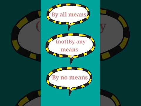 Difference between By all means, By any means & By no means๐
โโ๏ธ|Writing Skills โ๏ธ #shorts #phrases