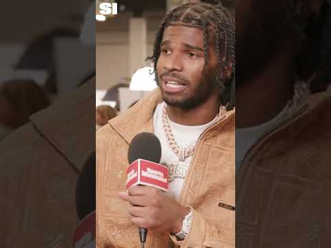 Shedeur Sanders feels like he'd be the best QB in the 2024 NFL draft 👀 #nfl