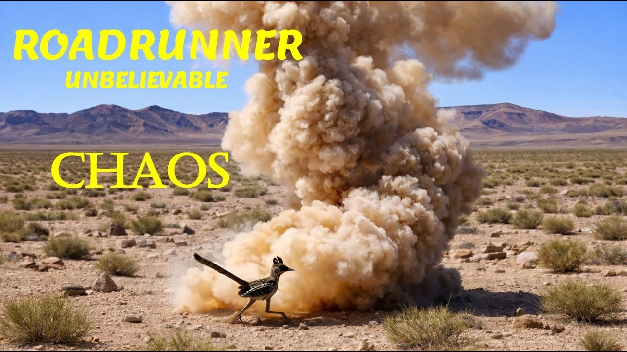 Roadrunner Triggers a Massive Dust Cloud