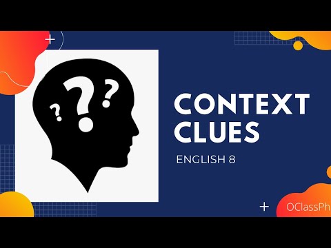 OClass Ph | English 8 (Context Clues) #OClassPh #ContextClues