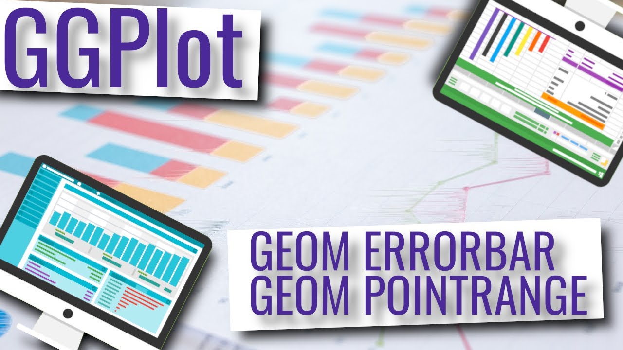 GGPlot - GEOM ERRORBAR and GEOM POINTRANGE