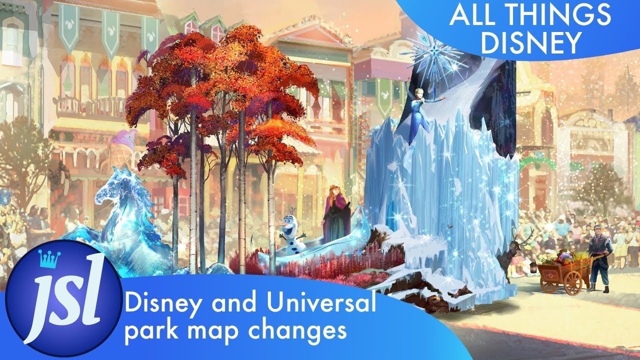 Disney and Universal Park Map Update