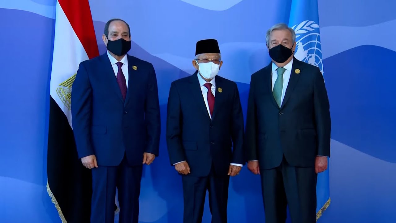 Wapres K.H. Ma'ruf Amin Memimpin Delegasi Indonesia pada Pembukaan KTT Perubahan Iklim ke-27