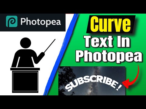 How To Curve Text In Photopea