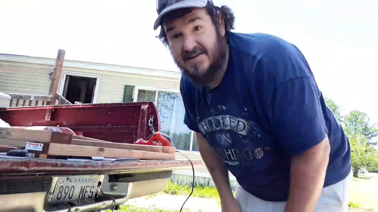 DIY double latching deck gate