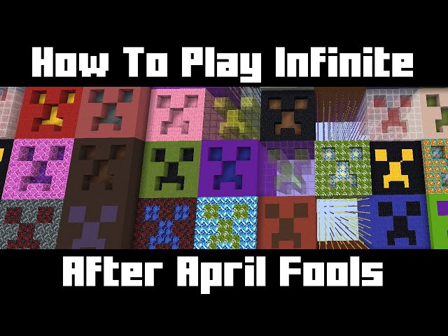 How to play old Minecraft April Fools updates