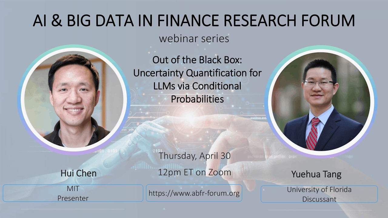 ABFR Webinar with Hui Chen and Yuehua Tang