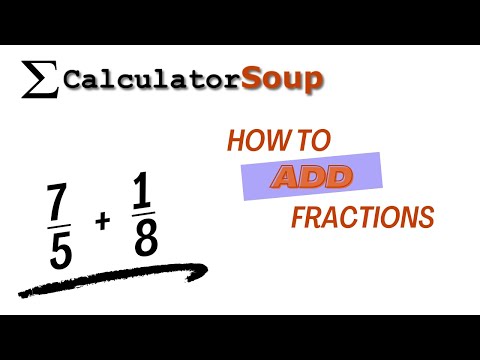How to Add Fractions