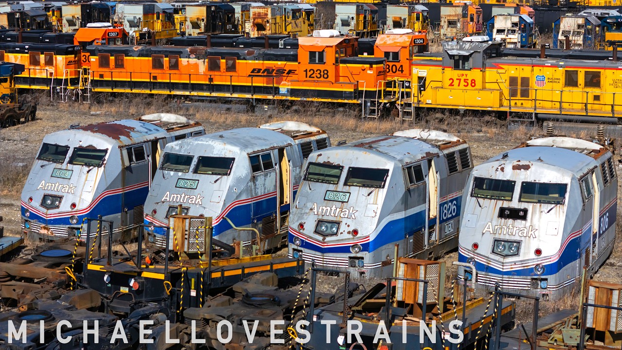 Exploring North America’s Largest Train Graveyard 