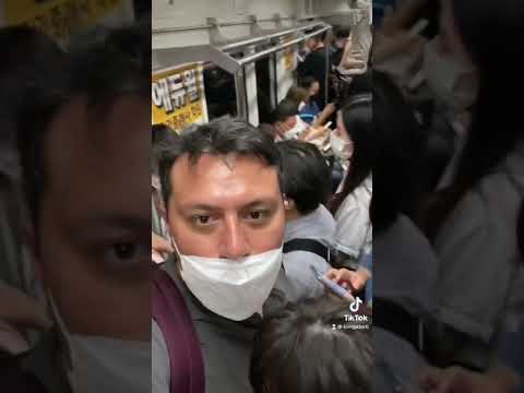 El metro de Corea del sur 🇰🇷 #queretanoencorea #trasportepublico #coreadelsur #viajedecorea