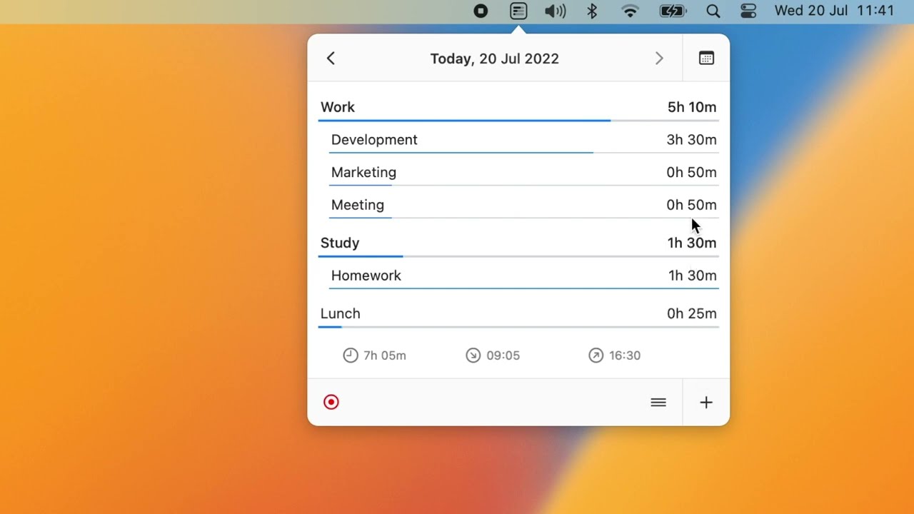 Adding and editing entries