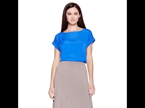 G by Giuliana Rancic ShortSleeve Dolman Blouse