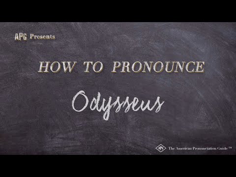 How to Pronounce Odysseus (Real Life Examples!)