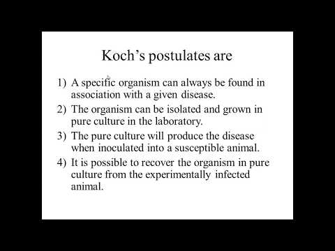 Koch's postulates ( Contribution of Robert Koch; Father of Medical Microbiology)