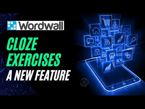 Cloze Exercises Using Wordwall