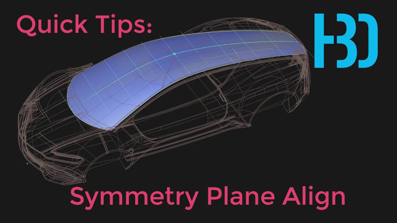 Alias Quick Tips: Symmetry Plane Align