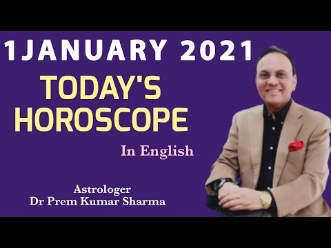 Today's Horoscope 1st January 2021 I Daily Horoscope 1st January 2021