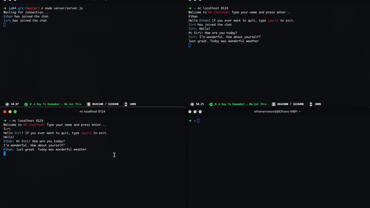 Network Programming Lab 4 Demo
