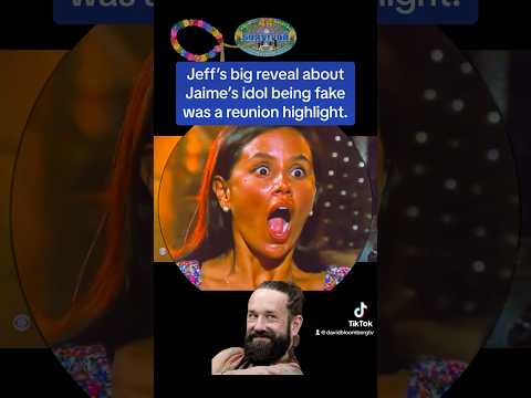 Best Part of the Survivor Reunion: Jaime’s Reaction to Jeff Probst’s Reveal That Her Idol Was Fake