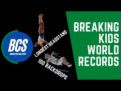 Seven and Eight Year Old Set 2 World Records!!!