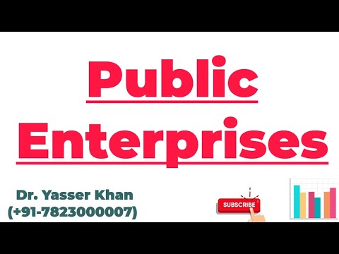 Public Enterprises - Meaning And Features