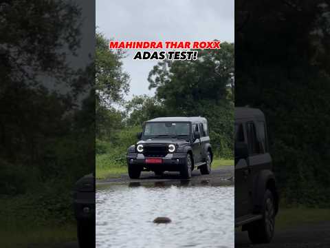 ADAS test of THAR ROXX! #tharroxx #thar #mahindra #adas #shorts