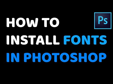How To Download And Install Fonts In Photoshop 2020 | Photoshop Tutorial