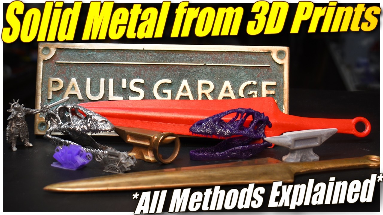 ALL Ways to Make Solid Metal 3D Prints (almost)