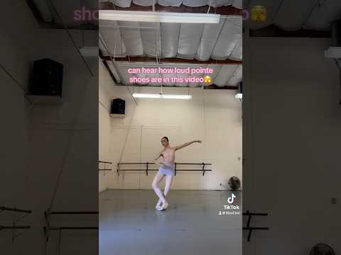 THE SHOES ARE LOUD #asmr#pointeshoes#hard#shoes#dancer#ballerina#ballet#petiteallegro#listen#sounds
