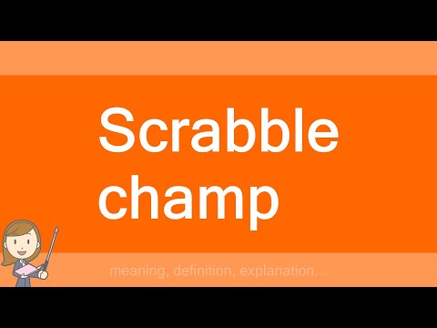 Scrabble champ