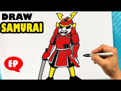EASY How to Draw SAMURAI | Step by Step