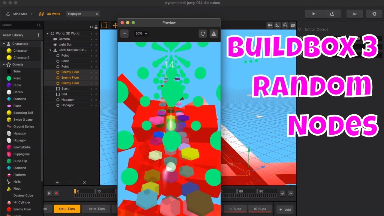 Buildbox 3 Tutorial: Using a Random Nodes In Your Game