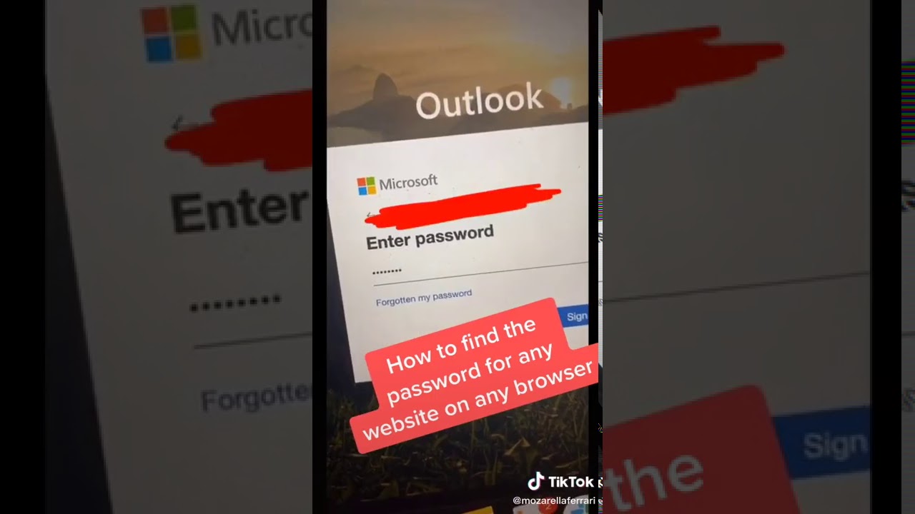 The easiest way to find password for any website