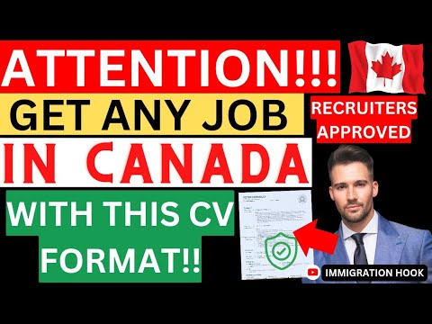 Check this Resume Format Before You apply for Jobs In Canada| Canadian Resume Format| Canada CV 2024