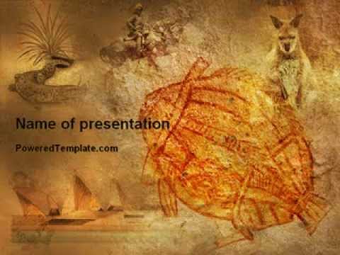 Australian Culture PowerPoint Template by PoweredTemplate.com
