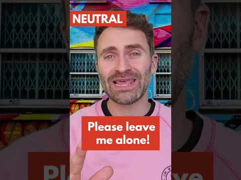 3 Ways to say ‘go away’ in English | Polite, Neutral & Rude 😇🙂🤬