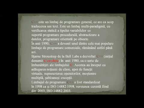 PROIECT INFORMATICA CLASA 8 A
