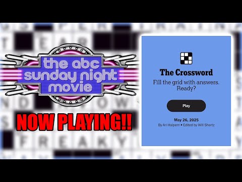 NYT X-Word 5/26/25 #nytcrosswordanswers #crosswordpuzzles