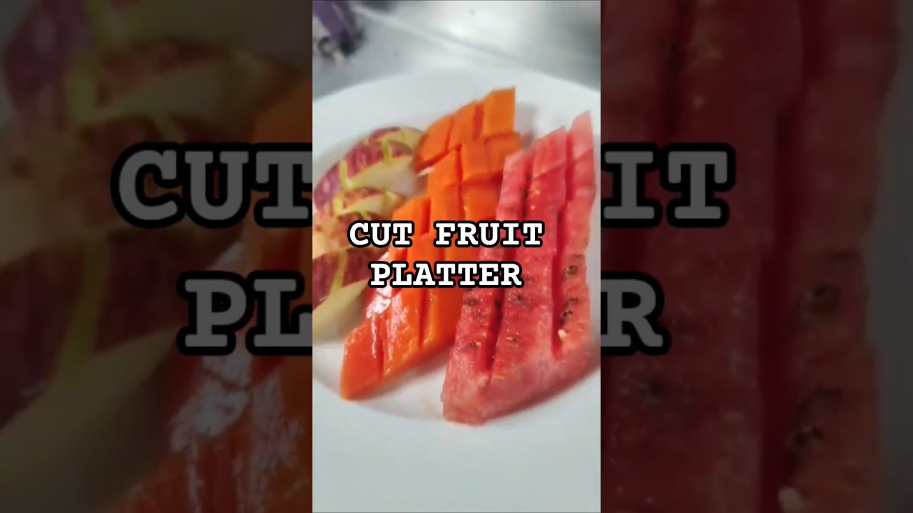 Fresh Cut Fruit Platter | Healthy & Colorful Fruit Plate Idea 🍎#food #cooking#recipe #viral