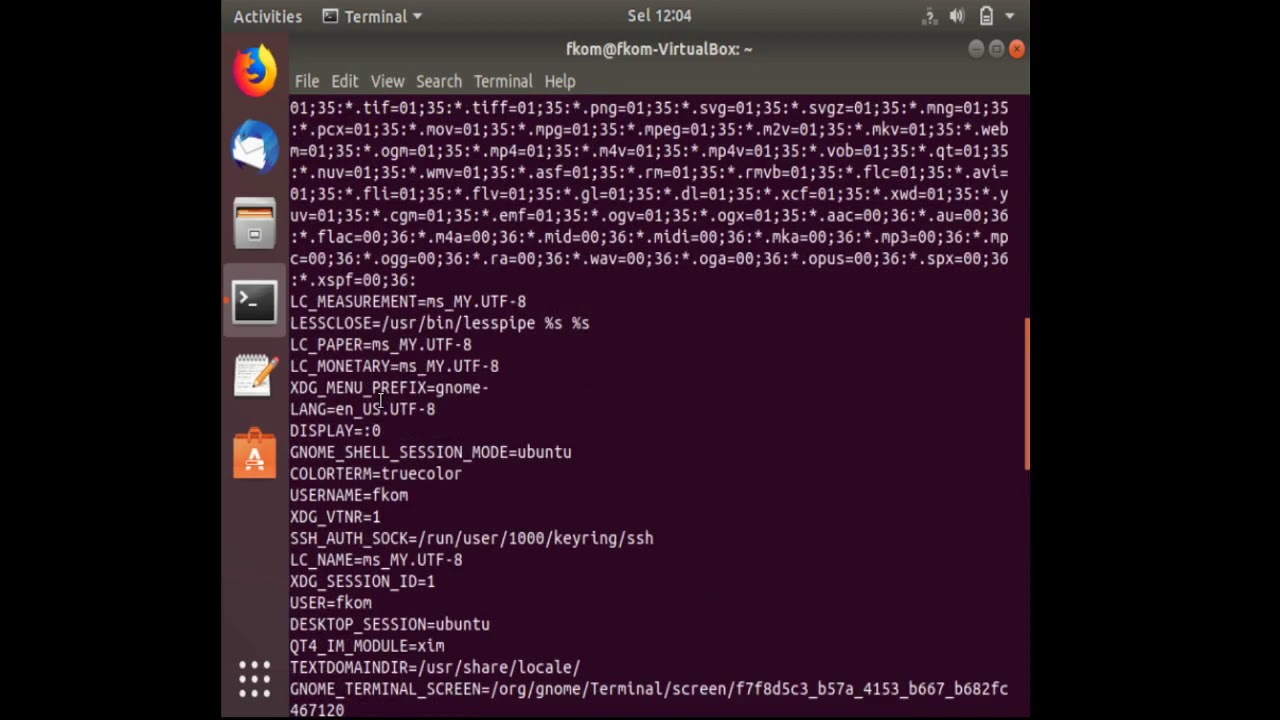 Lab 5 Shell Programming