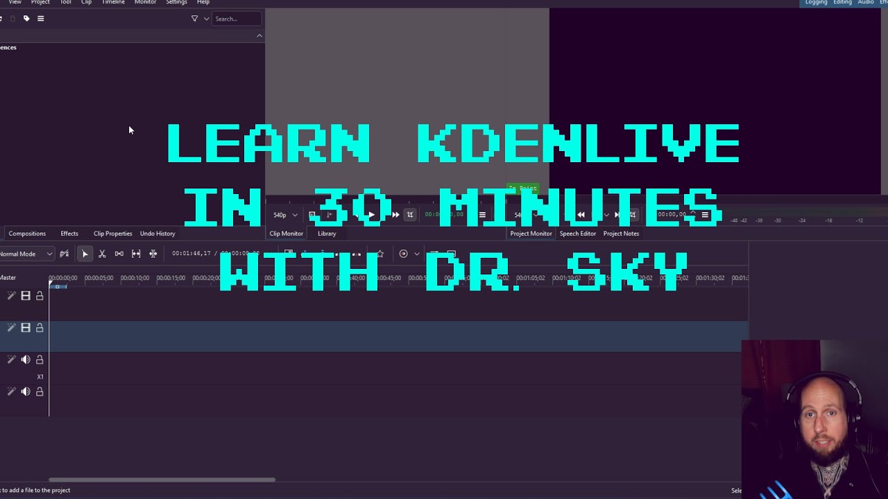 World's FASTEST Video Editor (Kdenlive) Tutorial!
