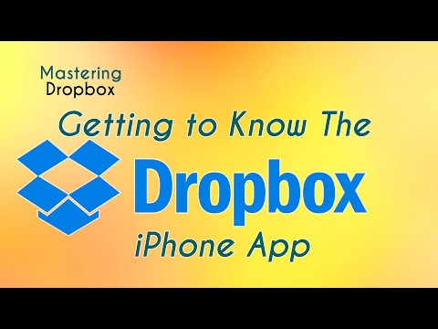 Getting to Know the Dropbox iPhone App